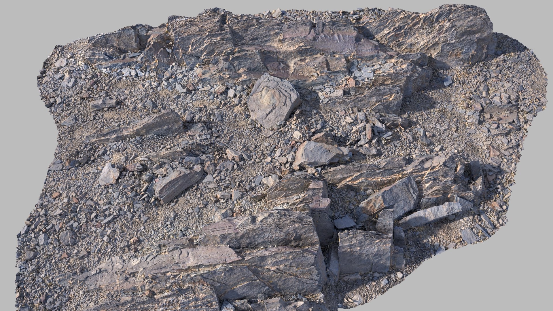 3D Ground Rock 9 Model - TurboSquid 1705600
