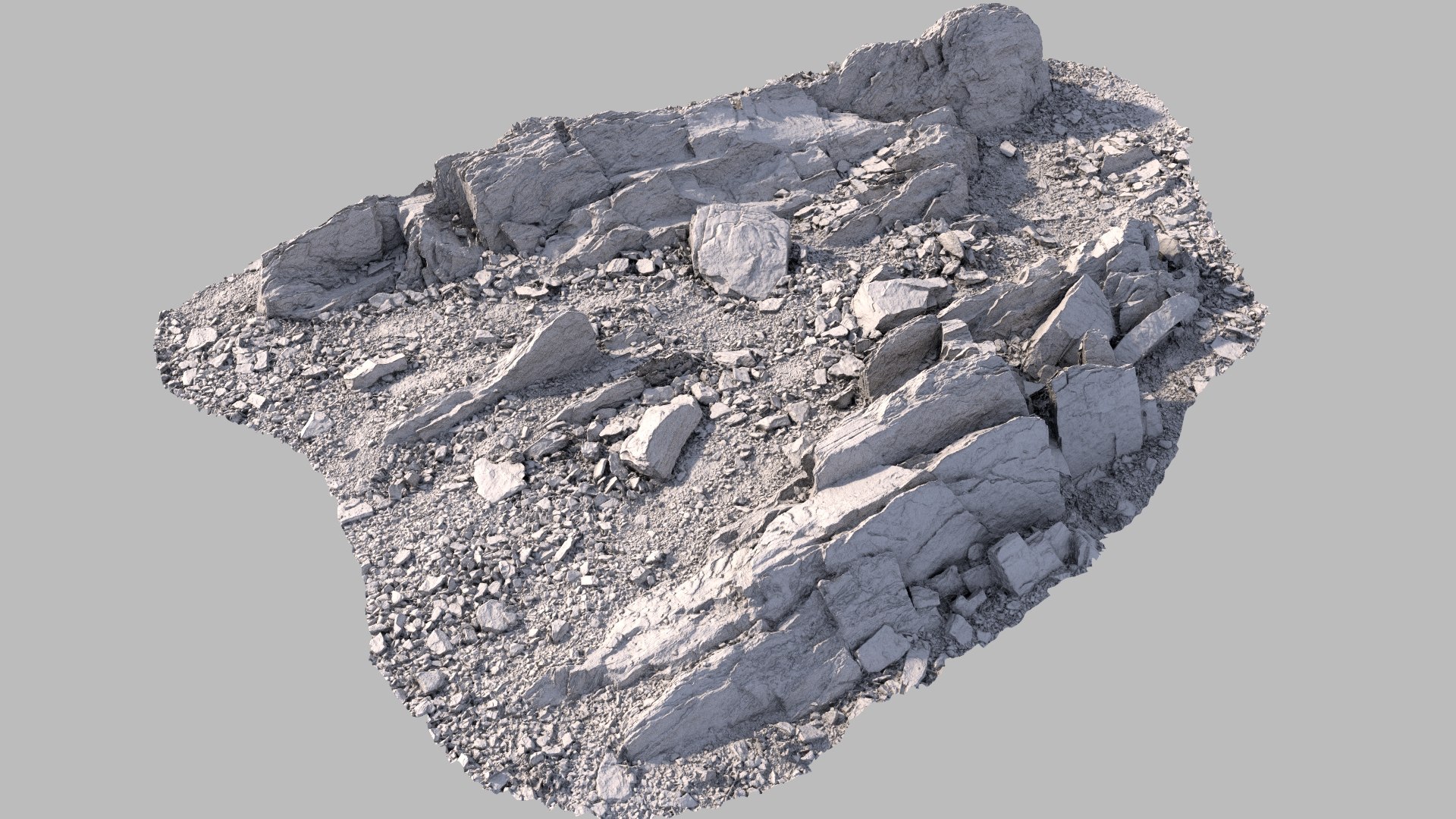 3D Ground Rock 9 Model - TurboSquid 1705600
