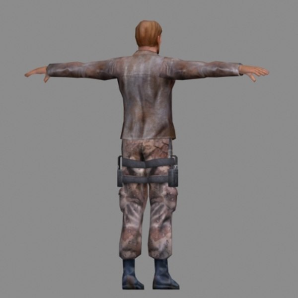 3ds max human male