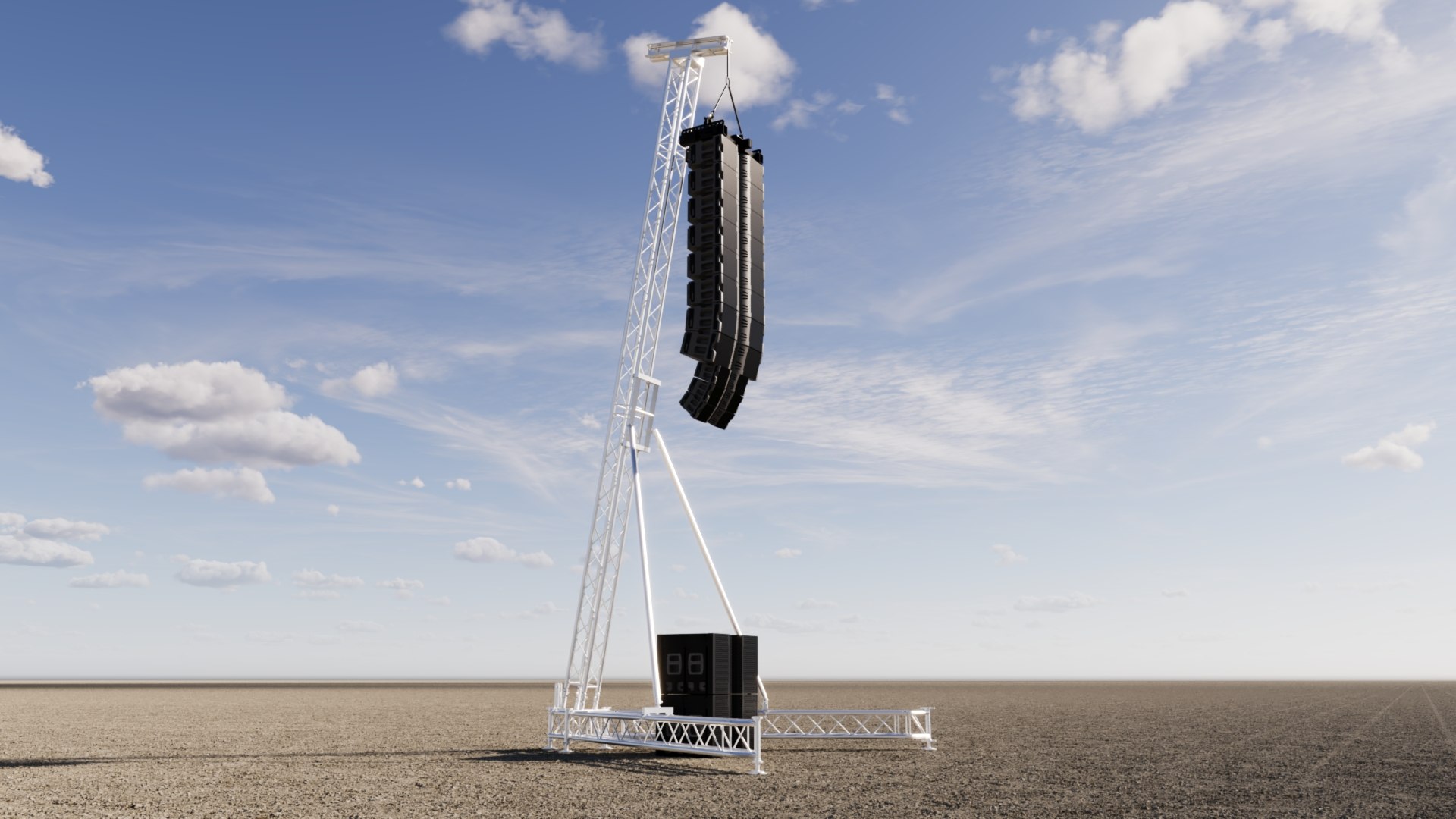 3D Concert Sound System Line Array - TurboSquid 2142115