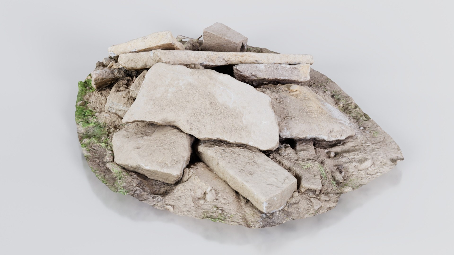 3D Model Rubble 06 Remastered - TurboSquid 2363219