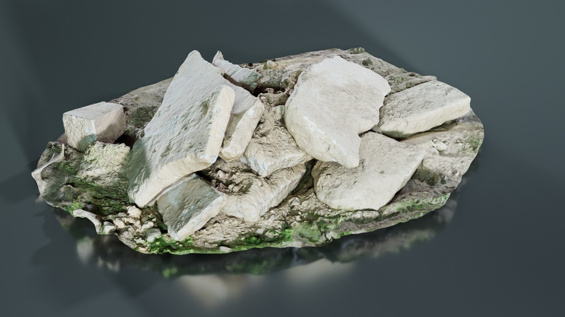 3D Model Rubble 06 Remastered - TurboSquid 2363219