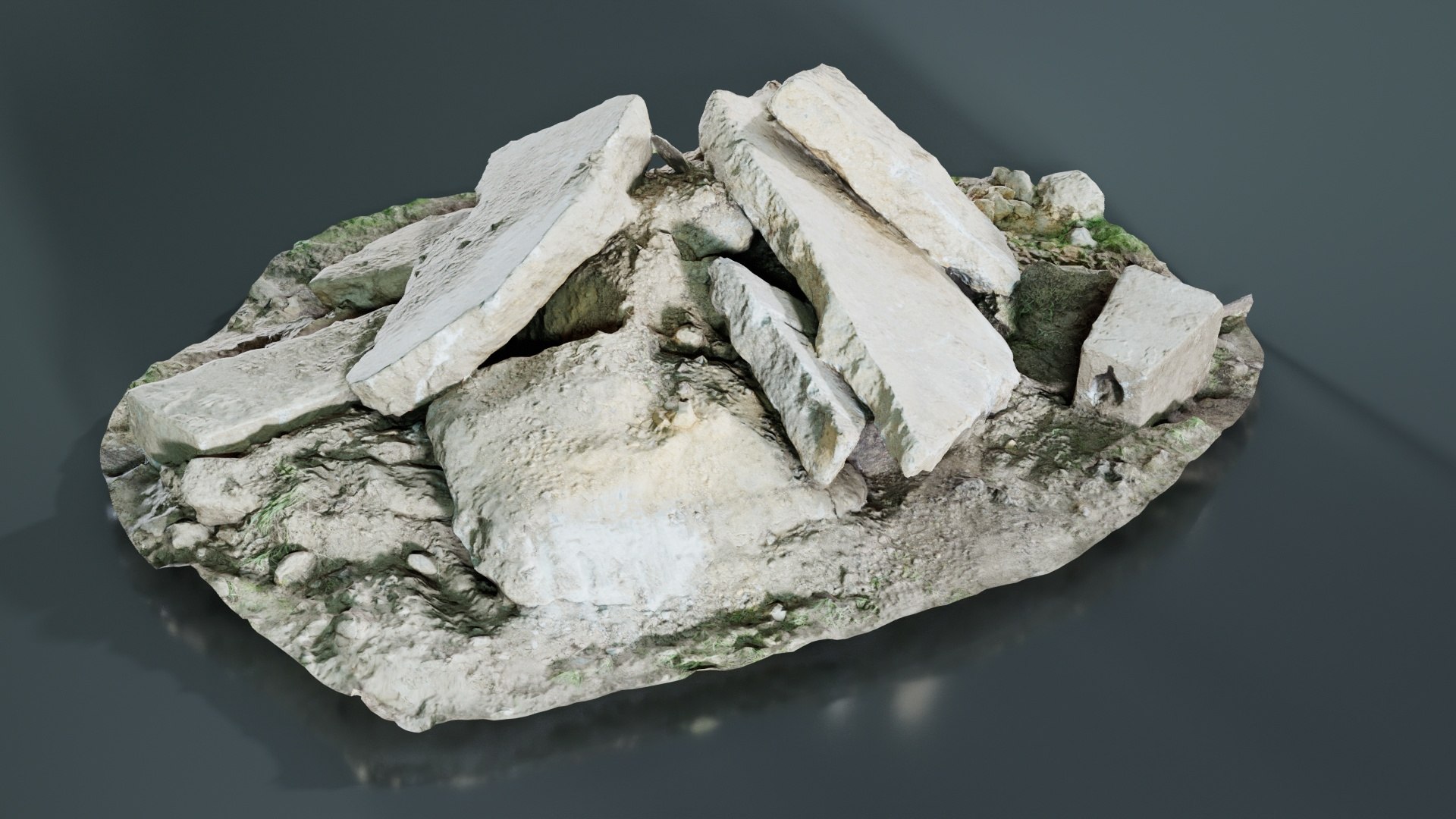 3D Model Rubble 06 Remastered - TurboSquid 2363219