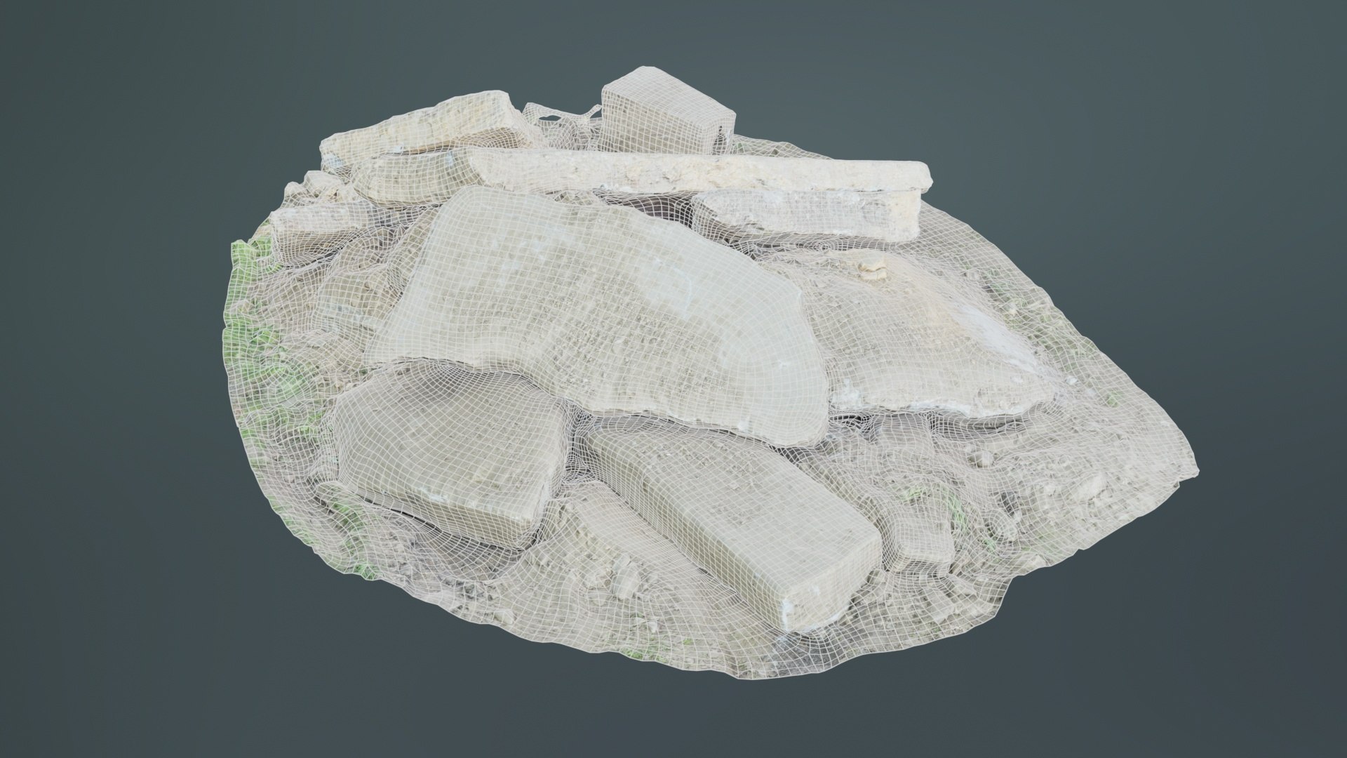 3D Model Rubble 06 Remastered - TurboSquid 2363219