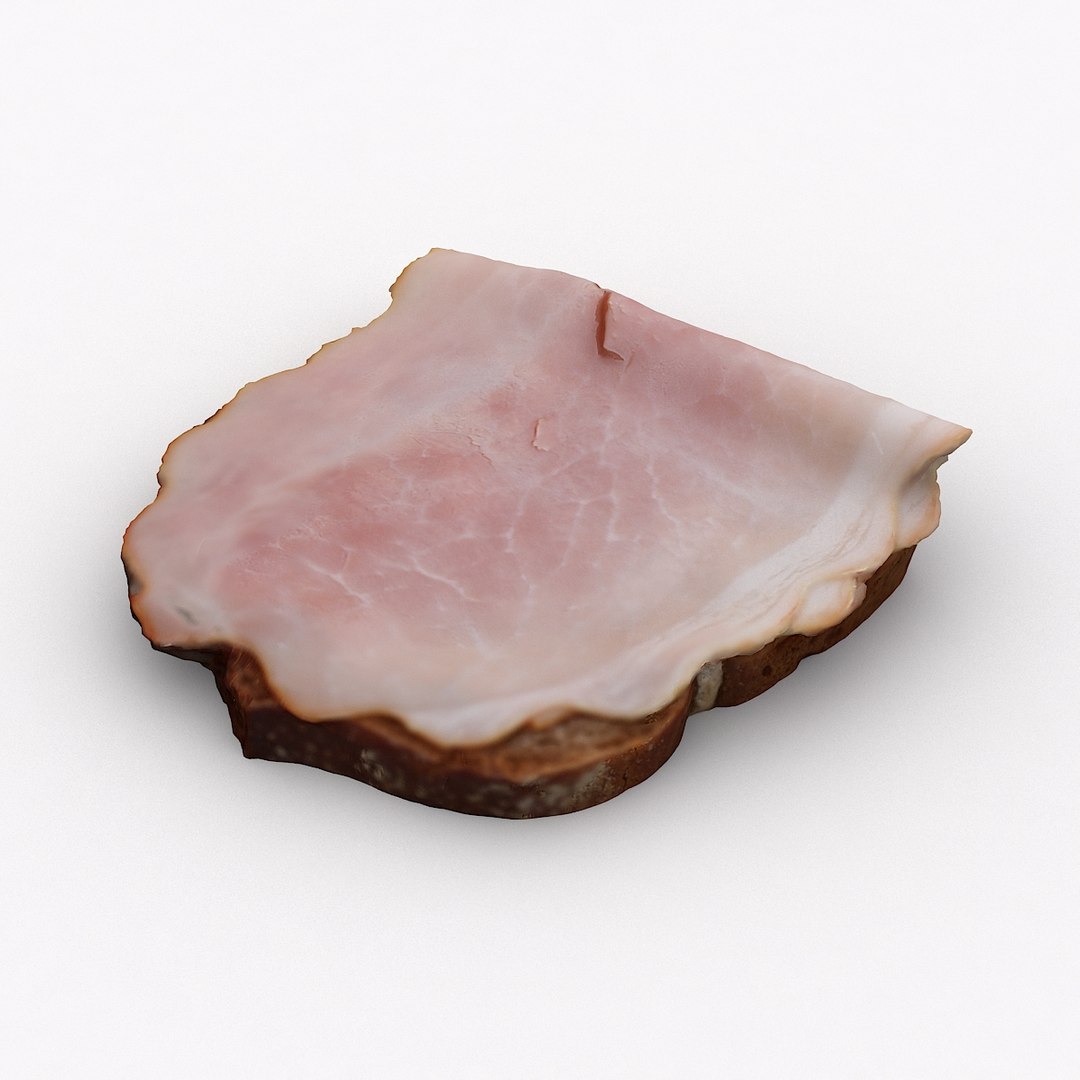 3D scan ham bread model - TurboSquid 1235105