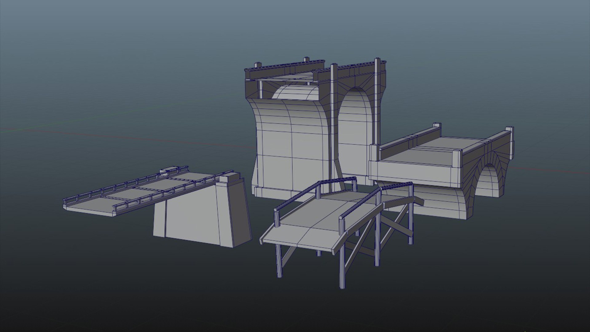 Medieval Castle Assets 3D Model - TurboSquid 2290789