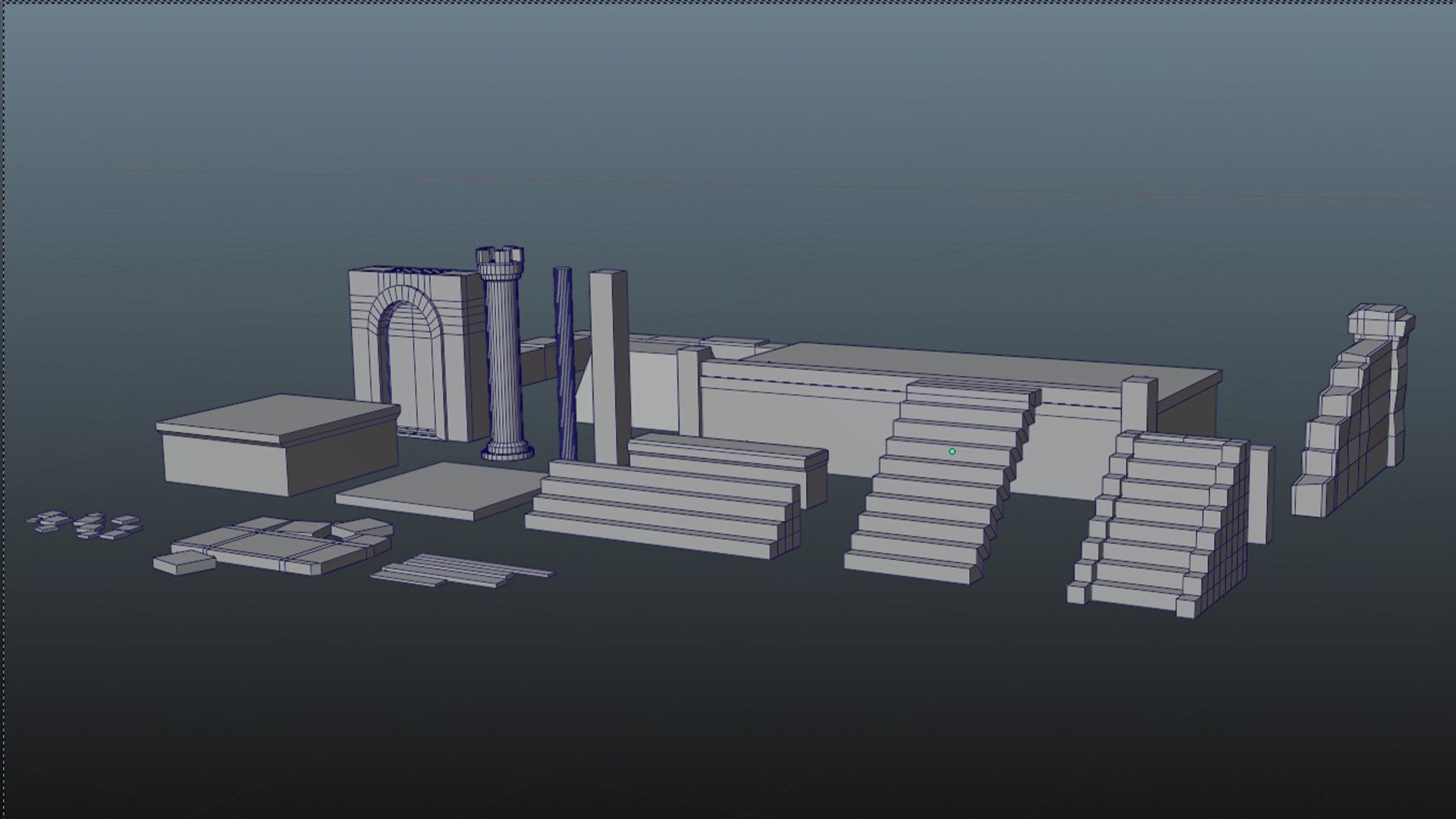 Medieval Castle Assets 3D Model - TurboSquid 2290789