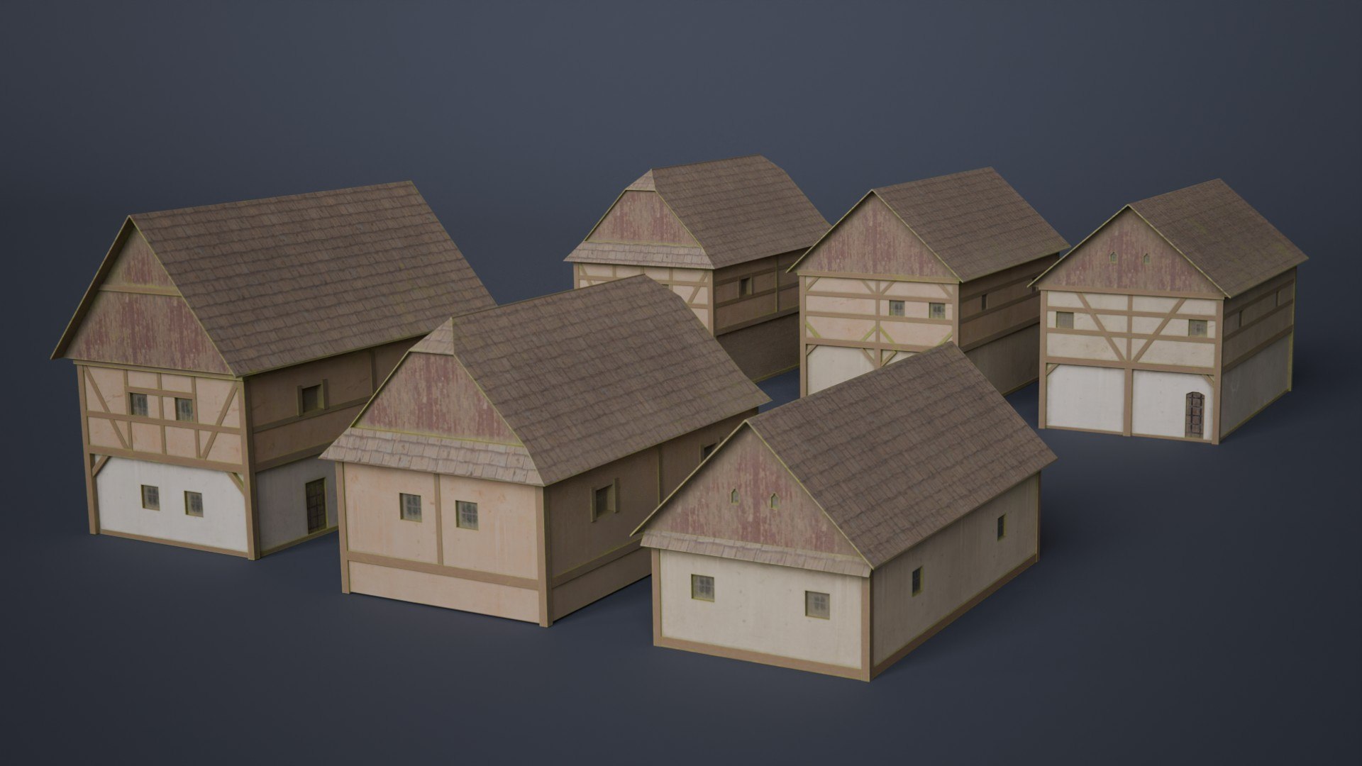 Medieval Castle Assets 3D Model - TurboSquid 2290789