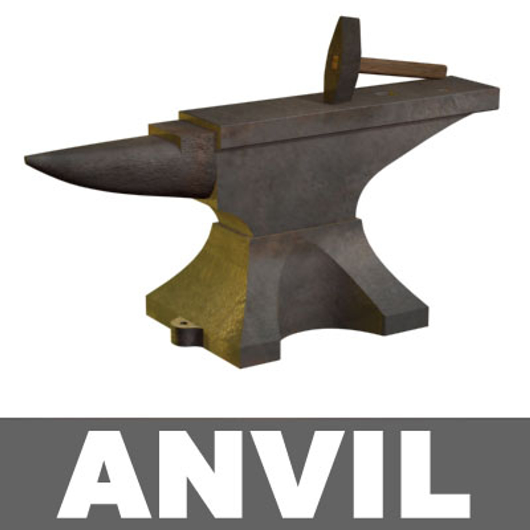 hammer anvil 3d model