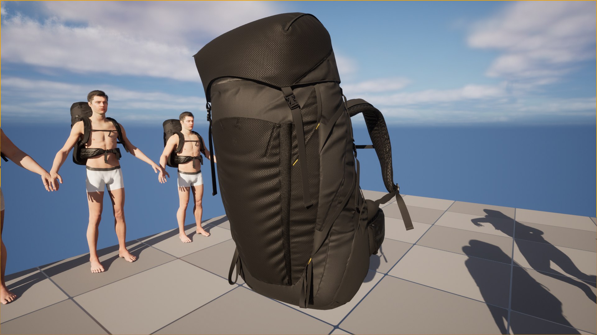3D Backpack 226 - All MH Bodies UE5 Skeletons - Rigged - TurboSquid 2326434