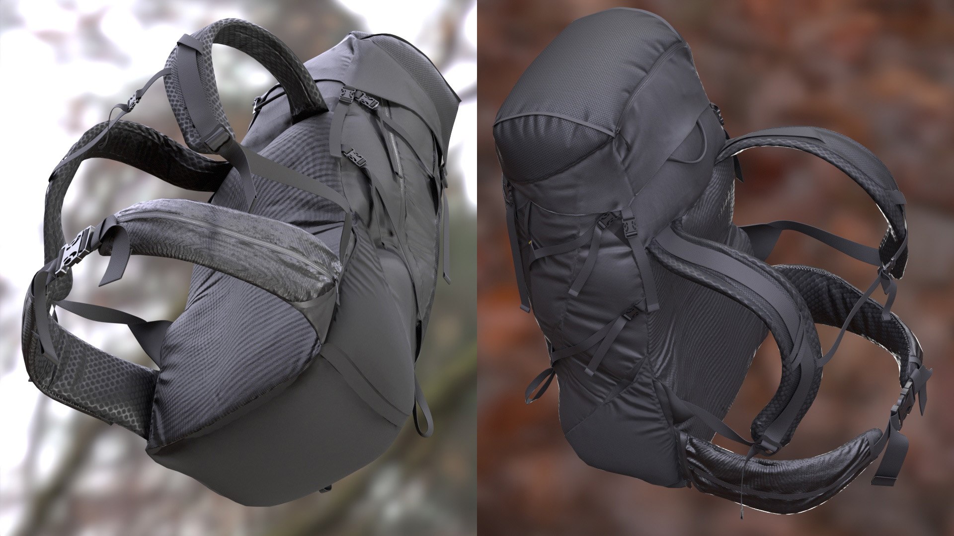 3D Backpack 226 - All MH Bodies UE5 Skeletons - Rigged - TurboSquid 2326434