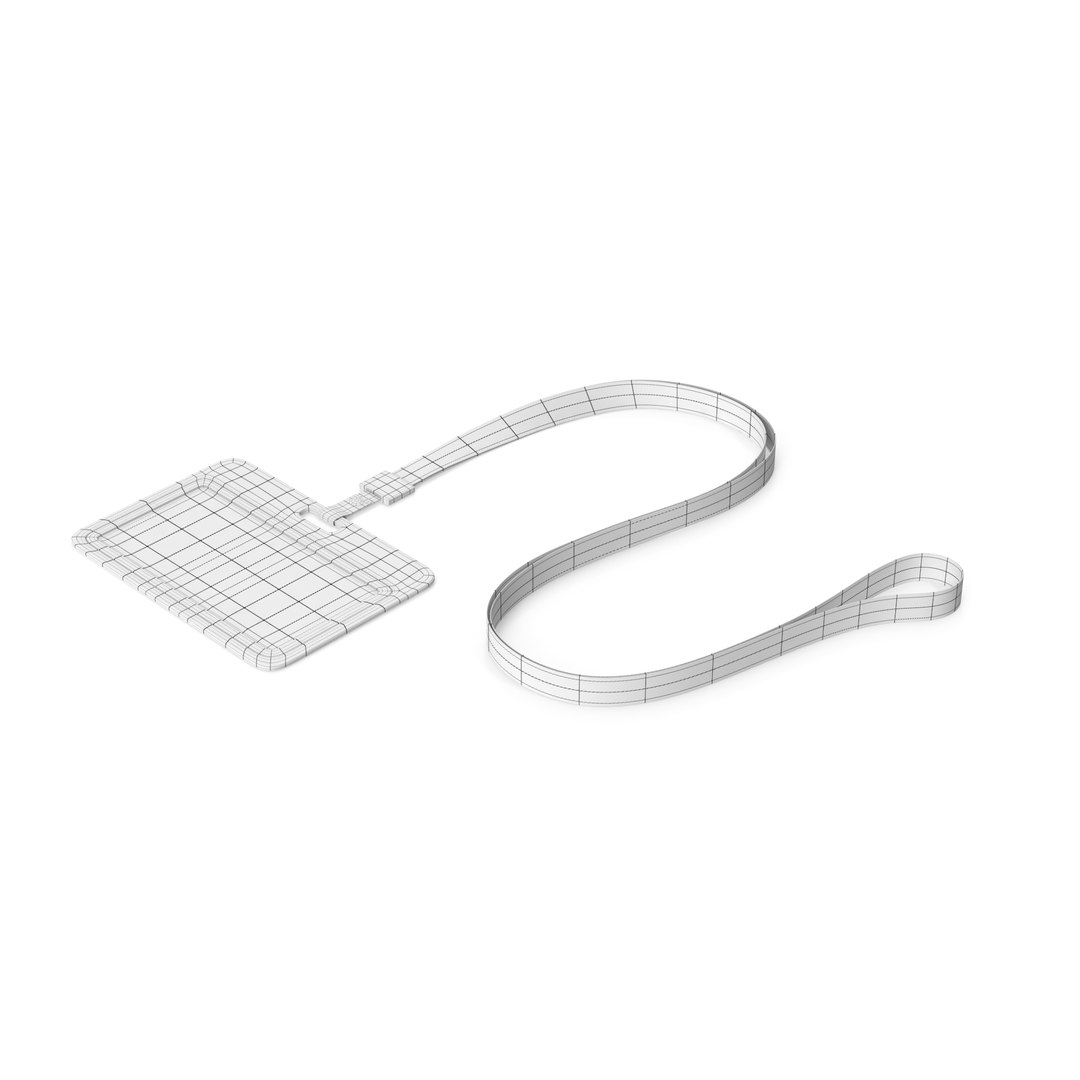 ID Badge 3D Model - TurboSquid 2002048