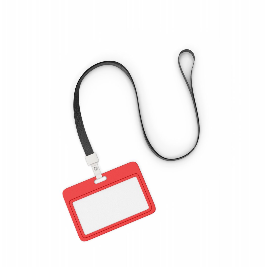 ID Badge 3D Model - TurboSquid 2002048