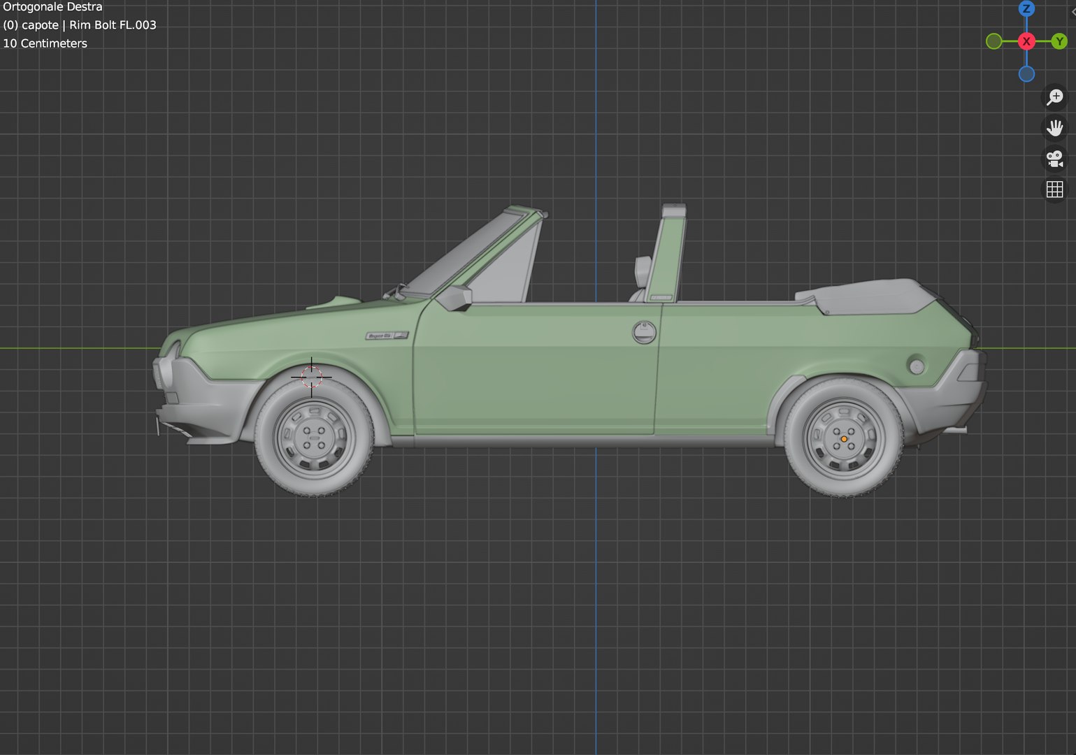 1981 Fiat Ritmo Cabrio Bertone 3D Model - TurboSquid 2241086