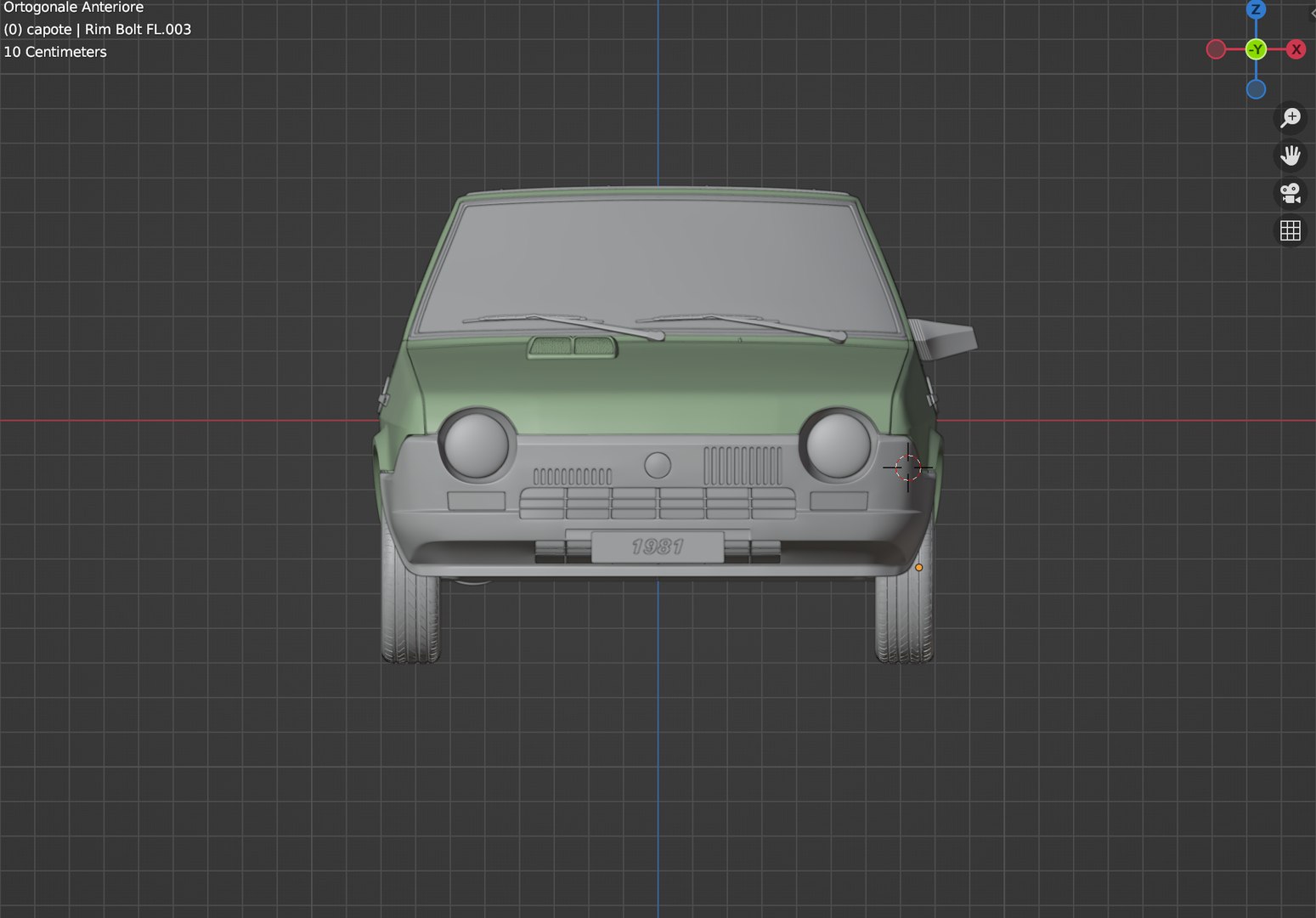 1981 Fiat Ritmo Cabrio Bertone 3D Model - TurboSquid 2241086