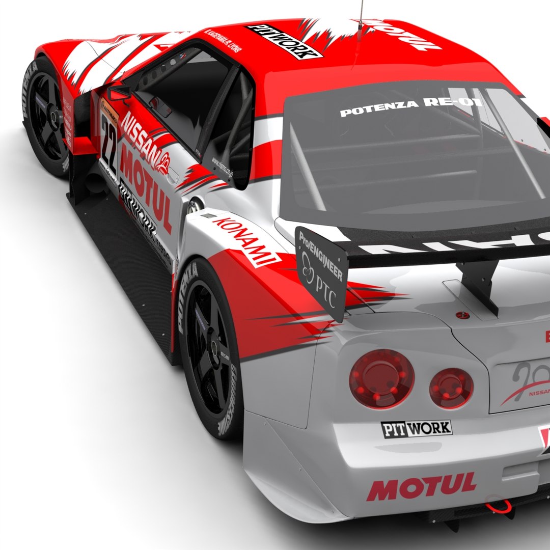 Nissan Gtr R34 3d Model
