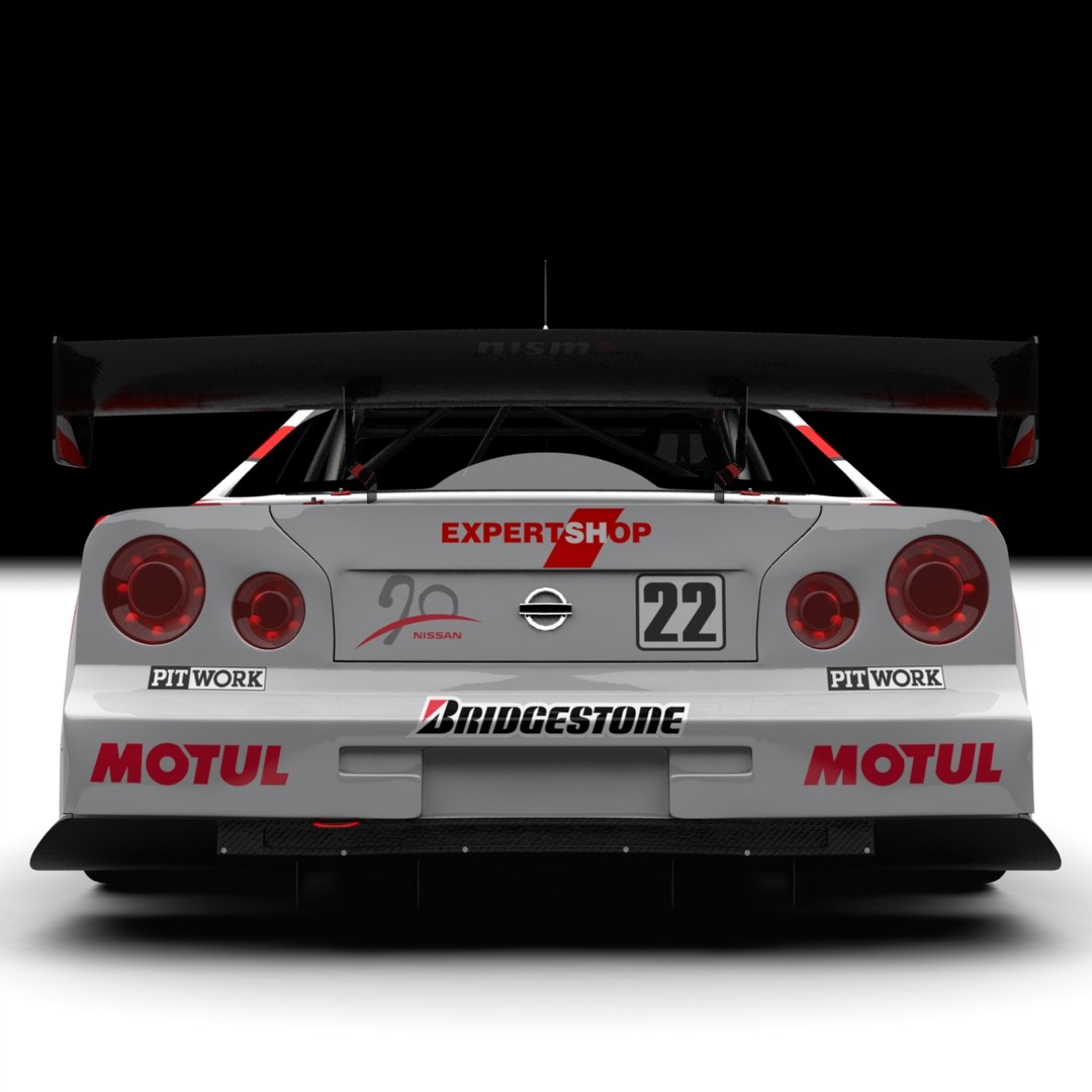 Nissan Gtr R34 3d Model