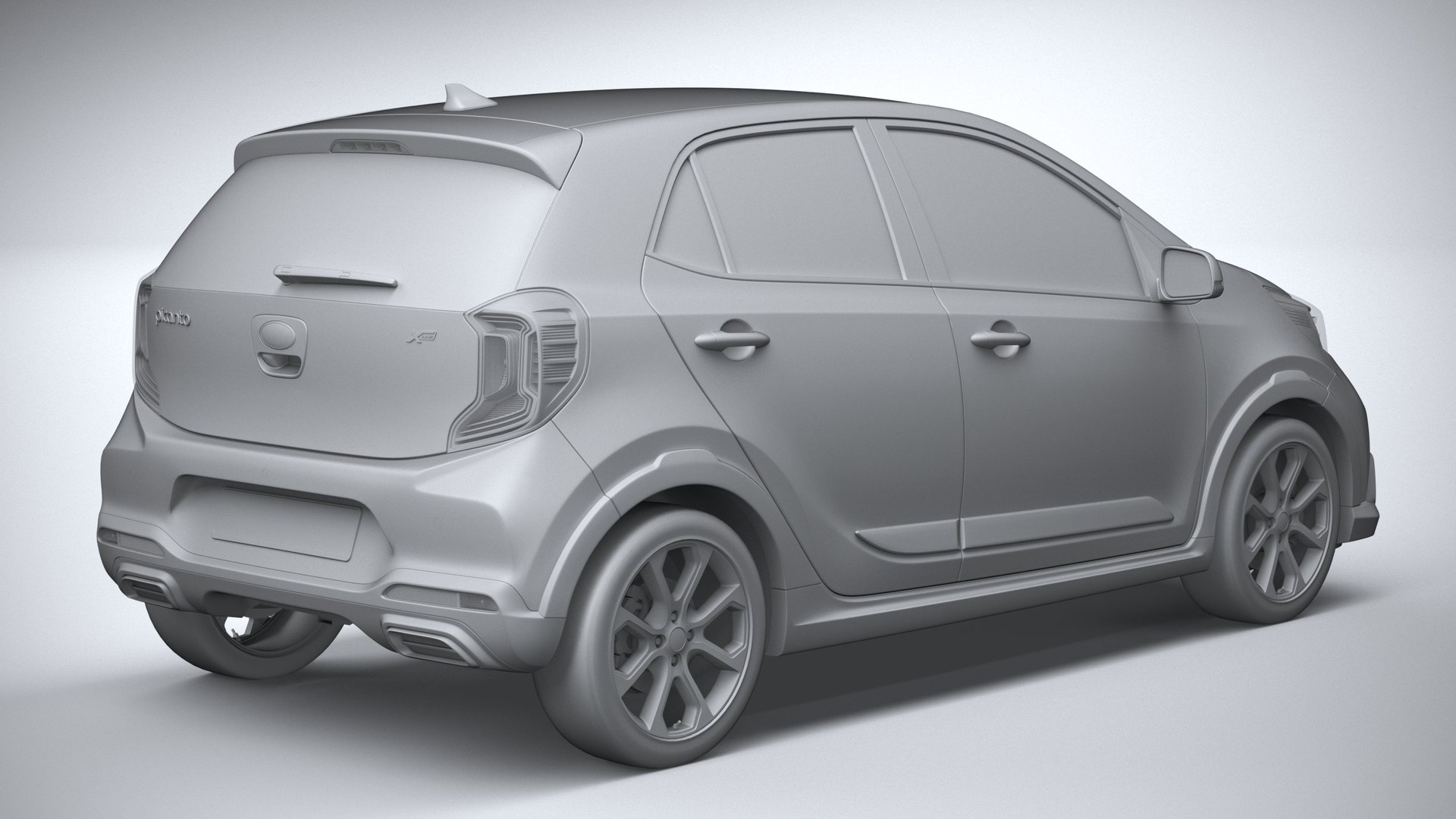 Kia picanto x-line 3D model - TurboSquid 1599120