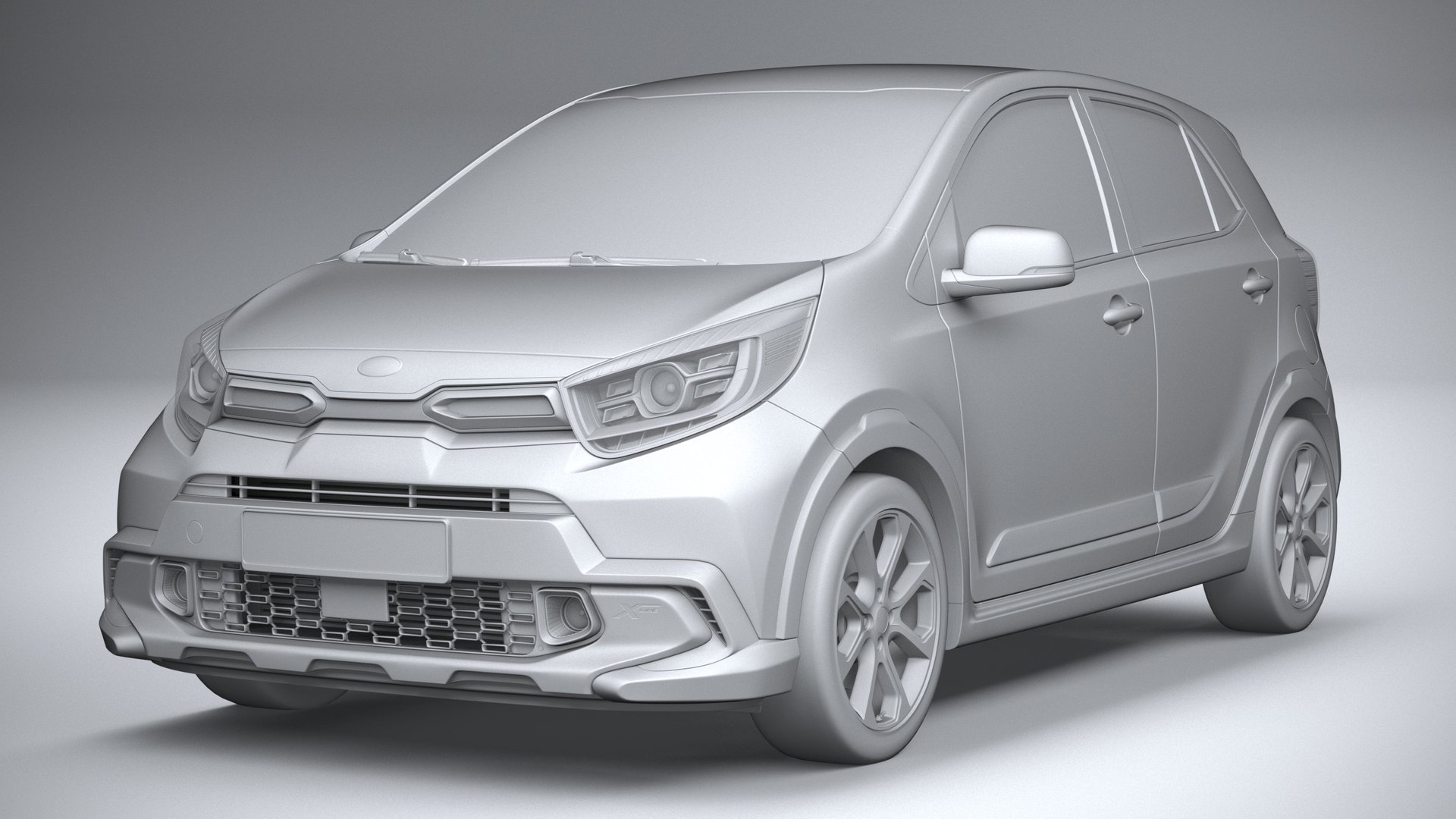 Kia picanto x-line 3D model - TurboSquid 1599120