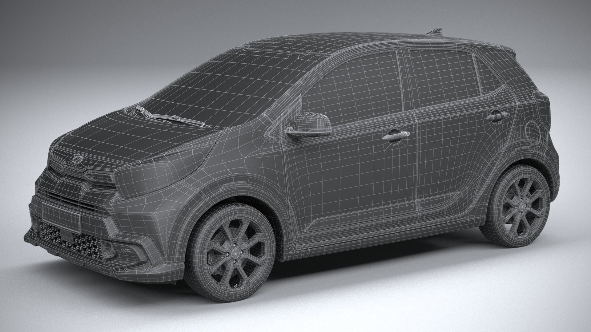 Kia picanto x-line 3D model - TurboSquid 1599120