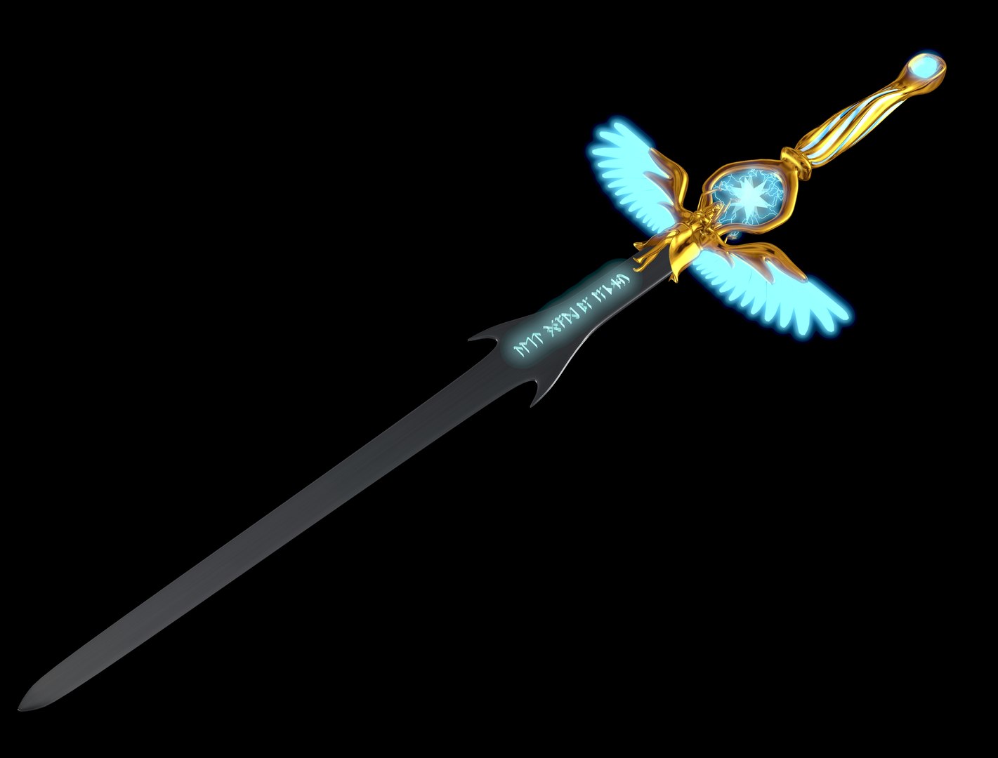 3D Sword Lightnings Model - TurboSquid 1423990