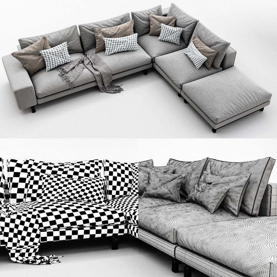 3D sherman sofa - TurboSquid 1407672
