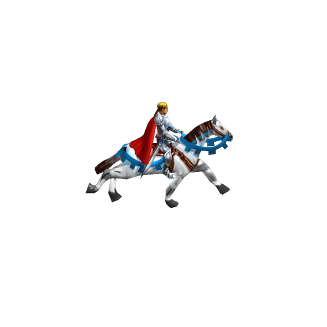 3d Horseman Mobile Knight Model