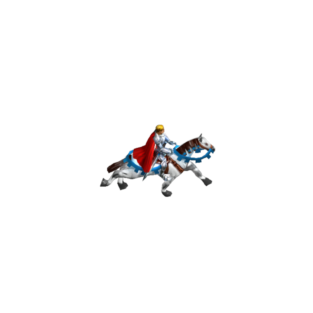 3d Horseman Mobile Knight Model