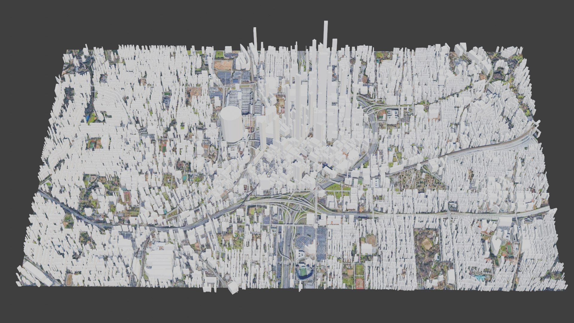 Atlanta City Model - TurboSquid 1902205