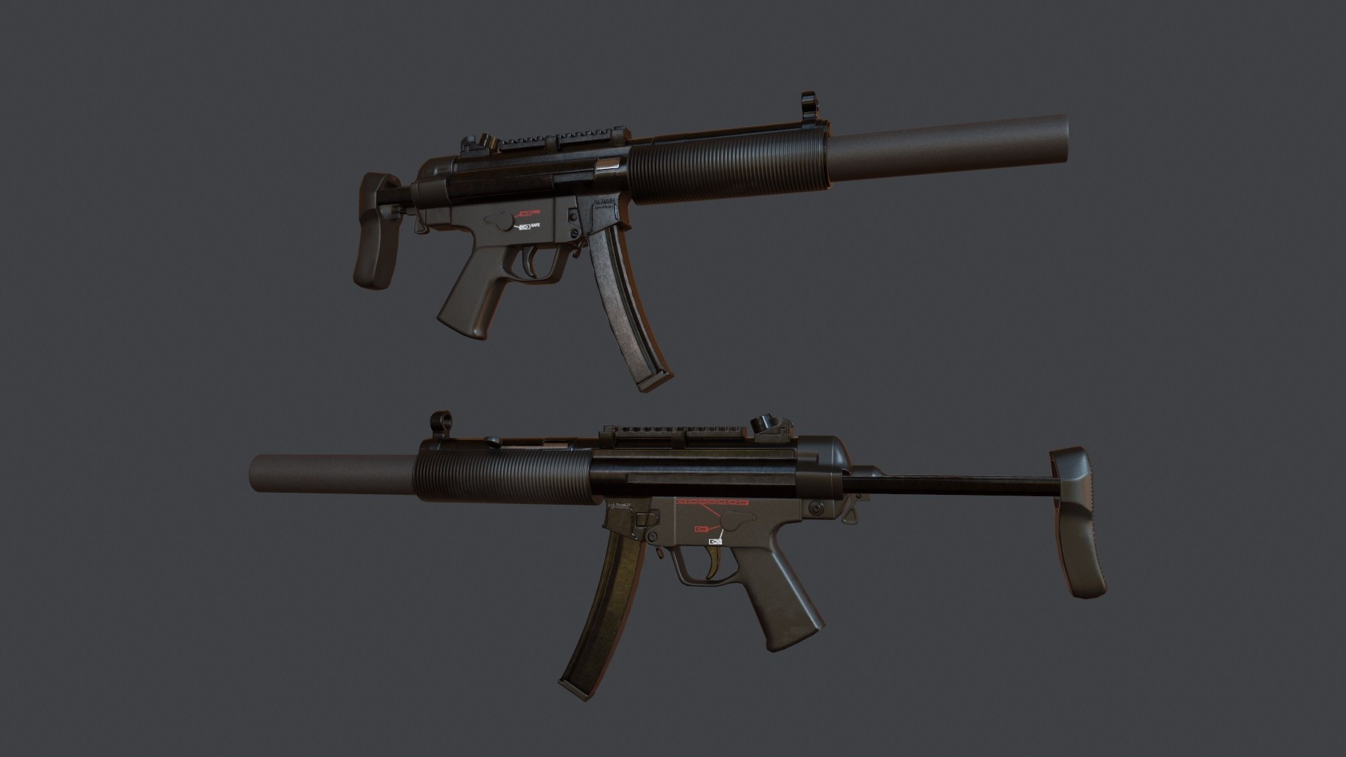 Smg Hk Mp5 Sd Max