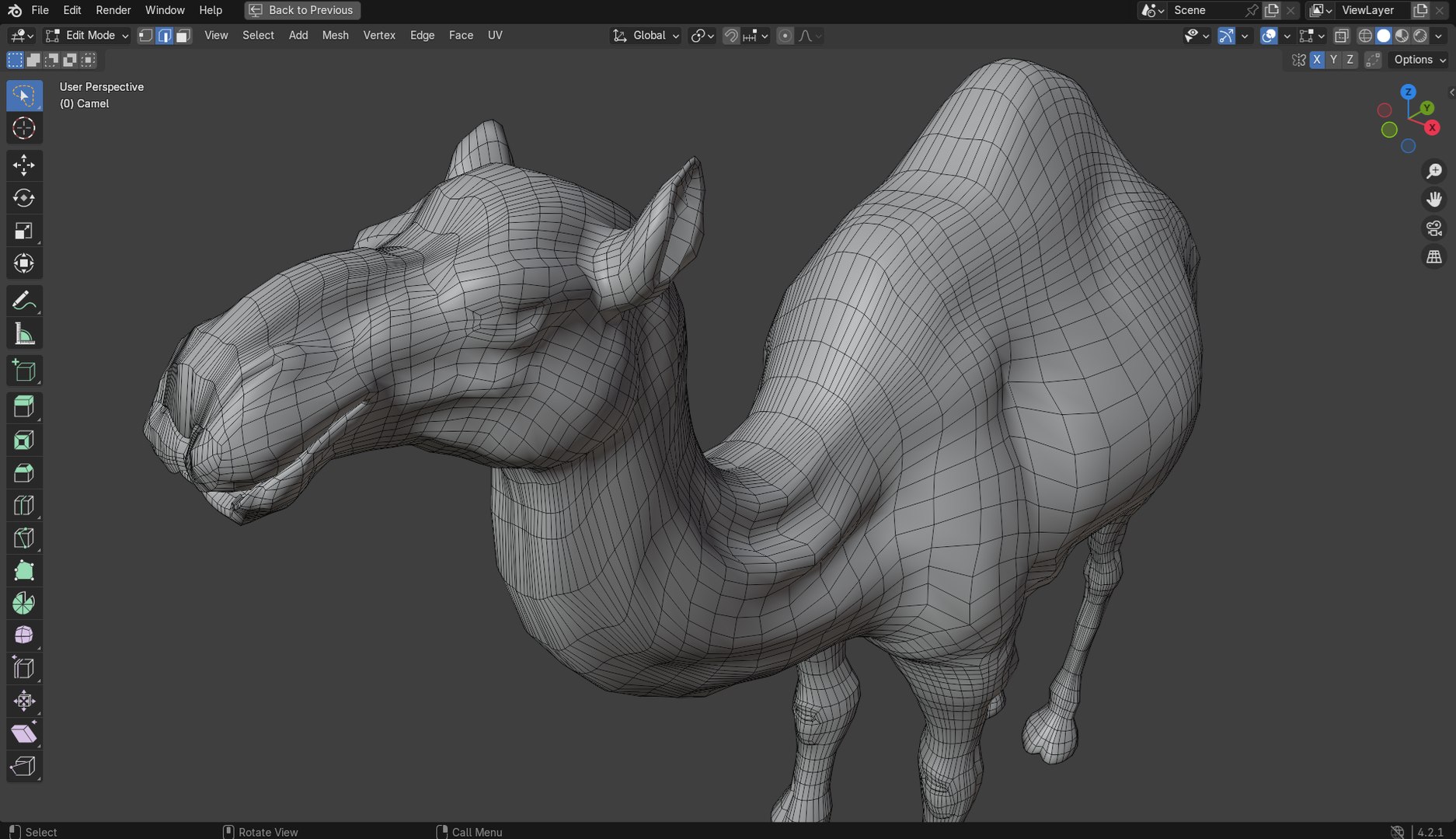 3D Realistic 3D Camel Model - TurboSquid 2333280