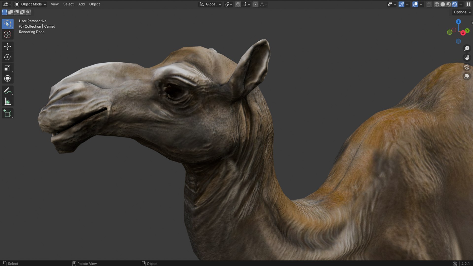 3D Realistic 3D Camel Model - TurboSquid 2333280