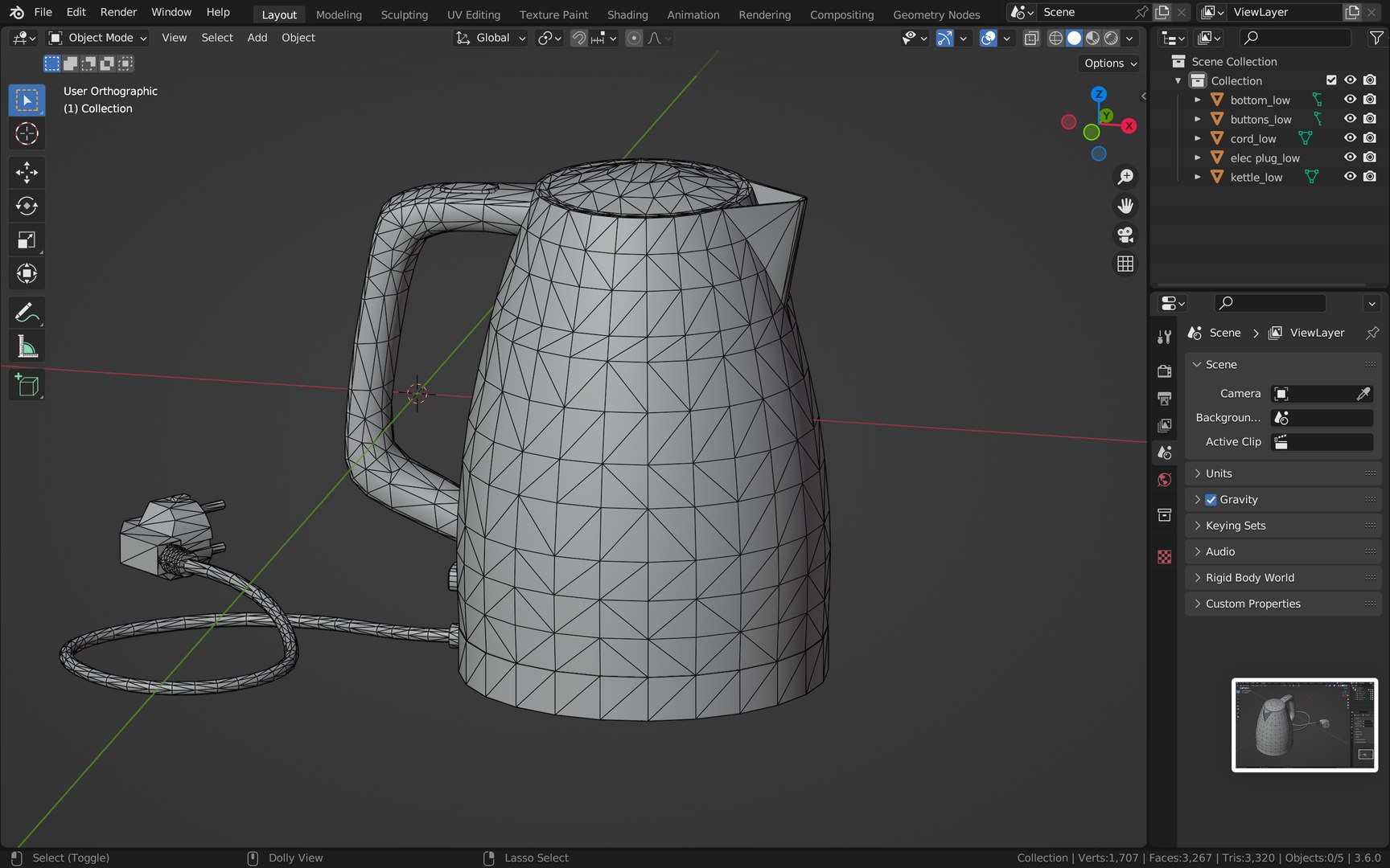 Kettle 3D - TurboSquid 2099971