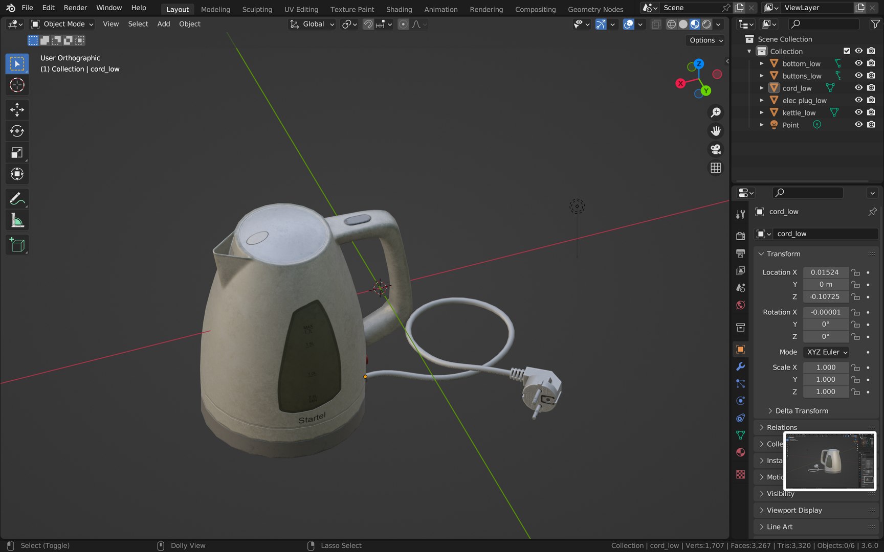 Kettle 3D - TurboSquid 2099971