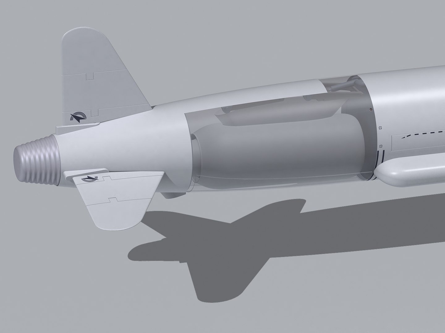 Kh-555 Missile 3d Max
