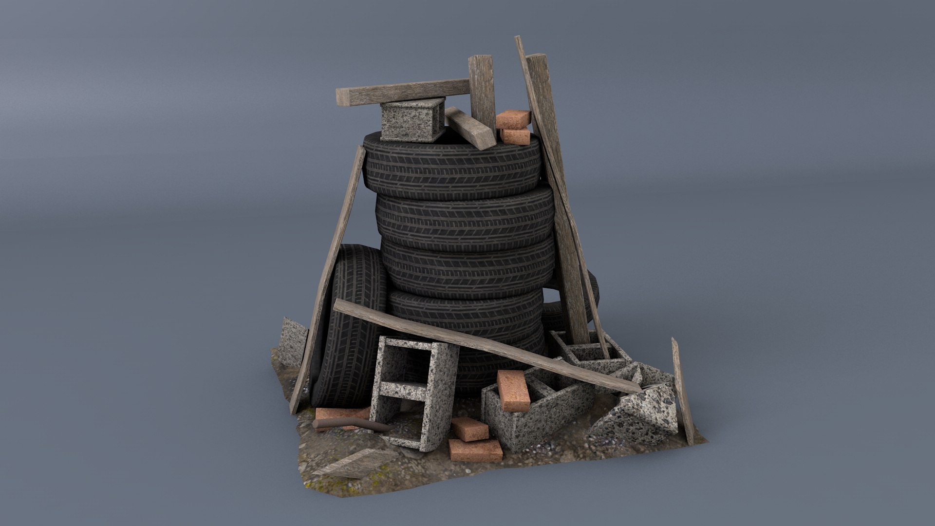 3D Scrap Asset Model - TurboSquid 1449148