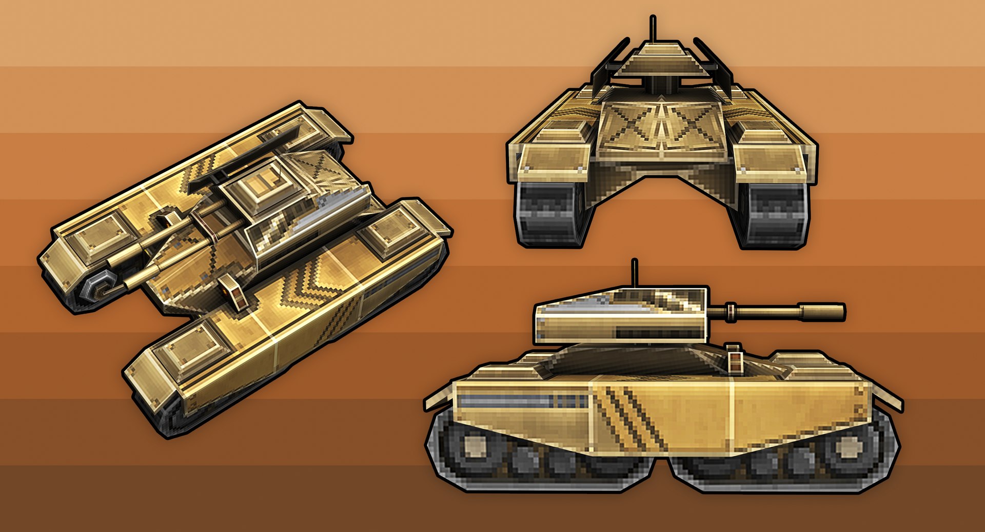 Stylized Rts Retro Tank 3D - TurboSquid 1548778