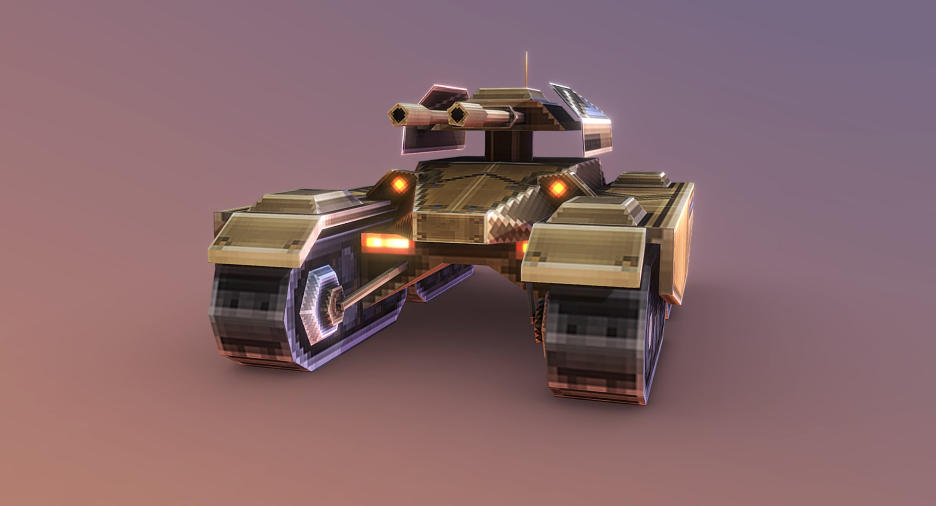 Stylized Rts Retro Tank 3D - TurboSquid 1548778