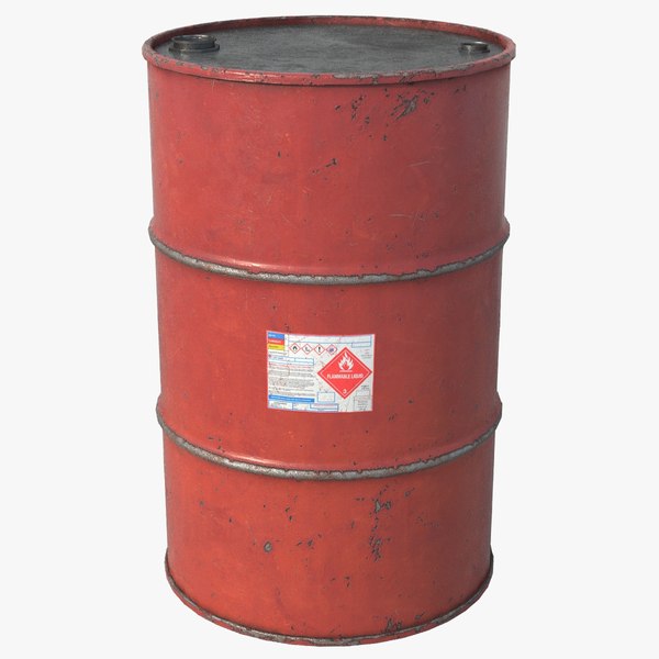 modelo 3d Oil Drum Red HD - TurboSquid 1904249