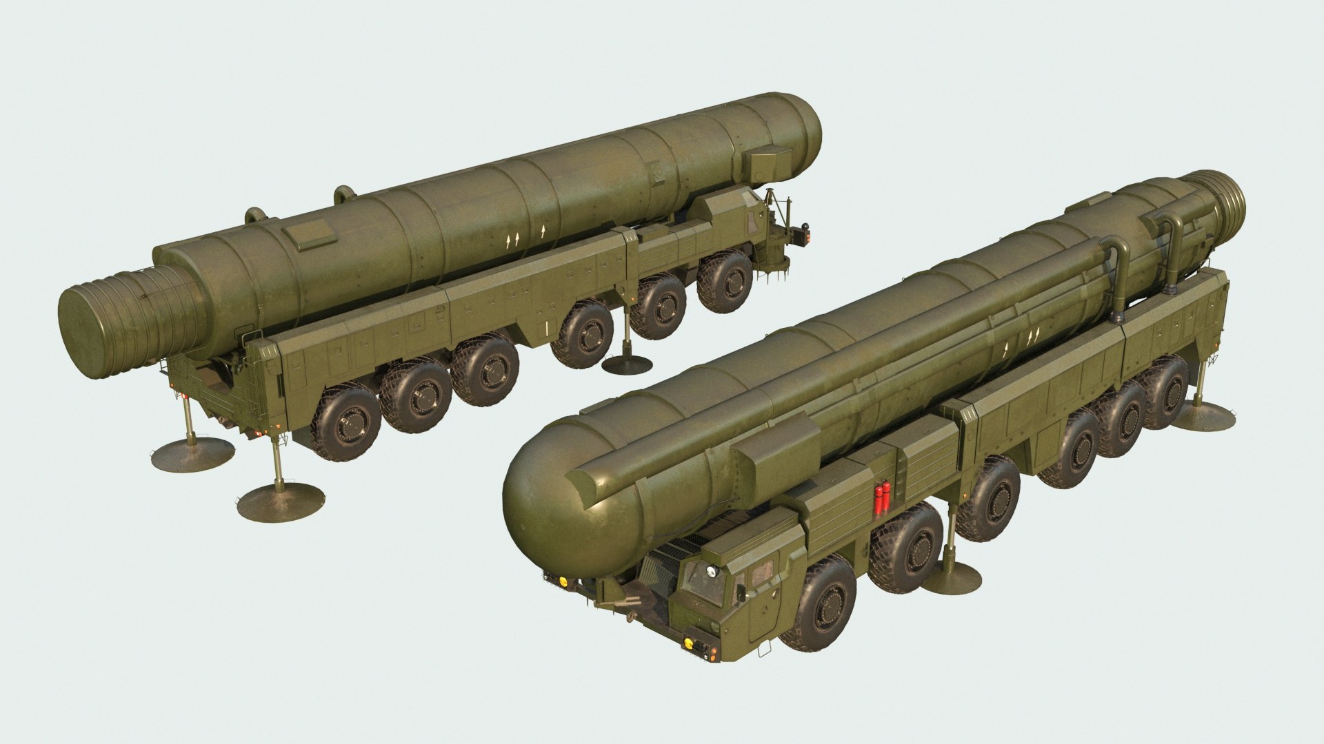 3D SS-20 Saber RSD 10 Pioneer Launcher - TurboSquid 2188512