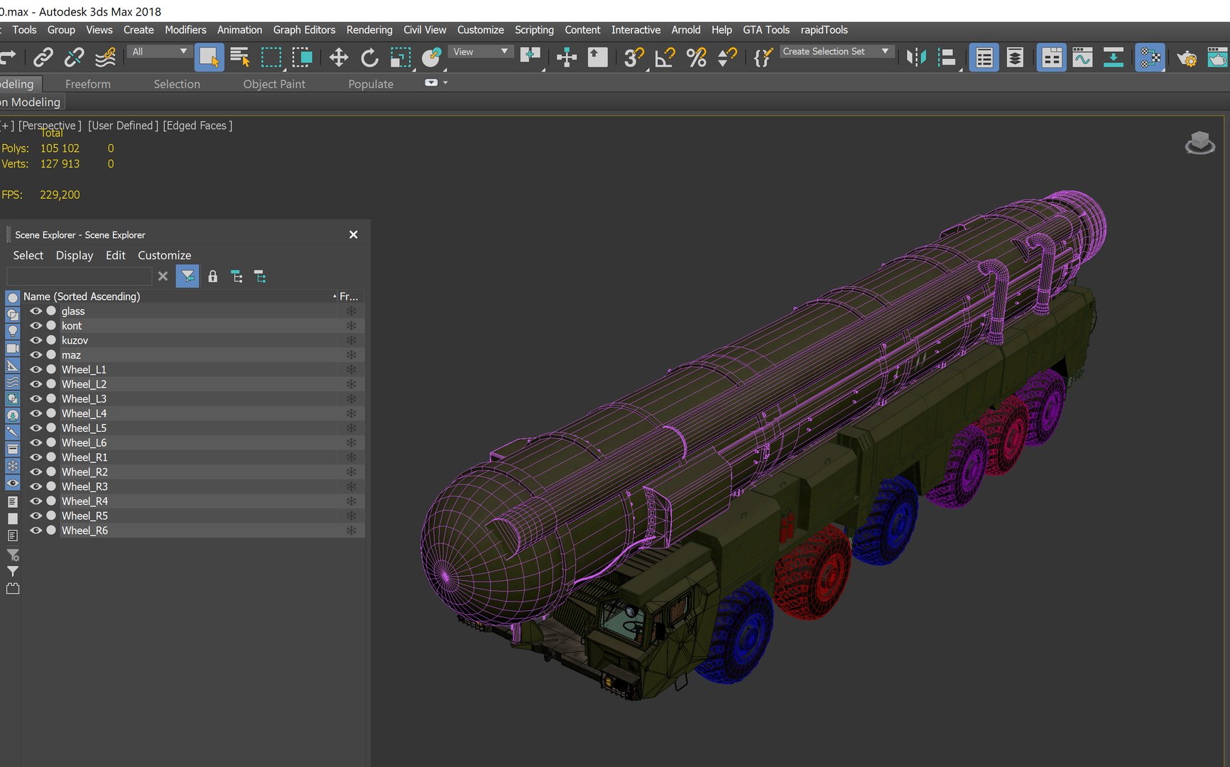 3D SS-20 Saber RSD 10 Pioneer Launcher - TurboSquid 2188512