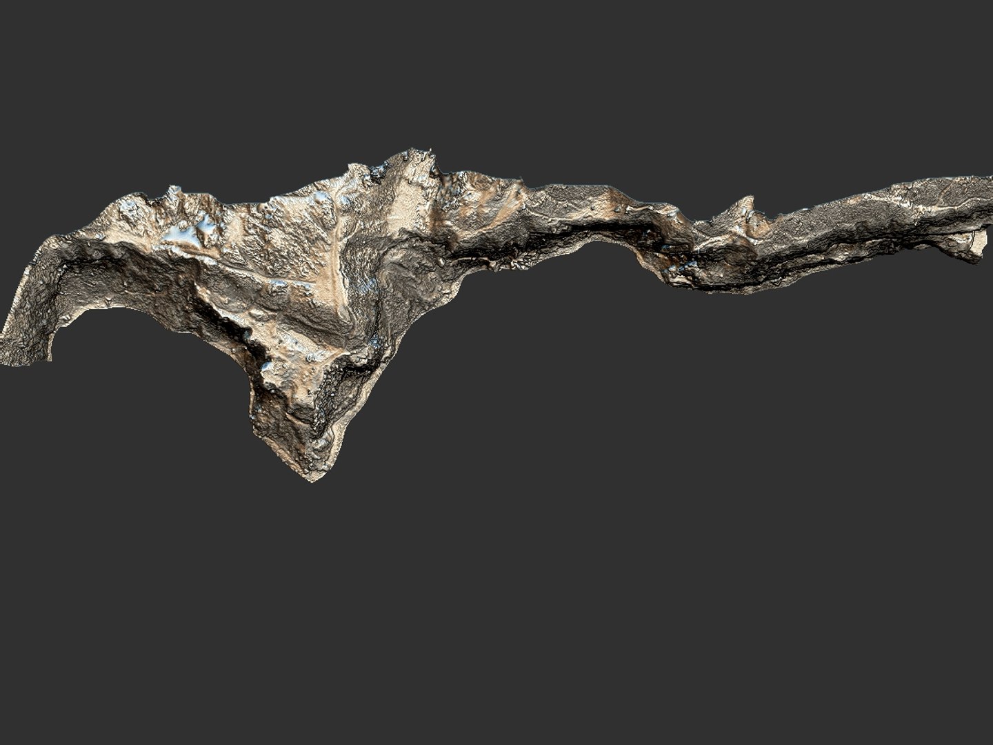 3D Mega Winter Cliff -quarry Model - TurboSquid 1253767