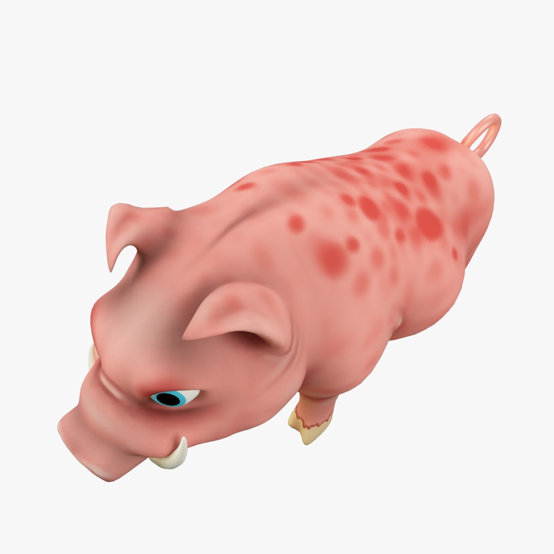 Cartoon Boar 3D - TurboSquid 1158492