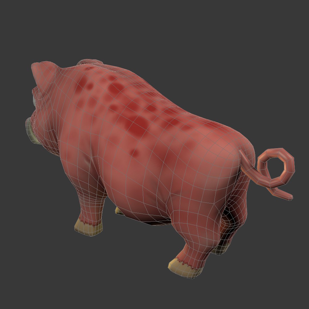 Cartoon Boar 3D - TurboSquid 1158492