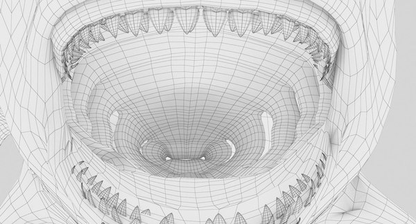 Rigged megalodon shark 3D model - TurboSquid 1348393