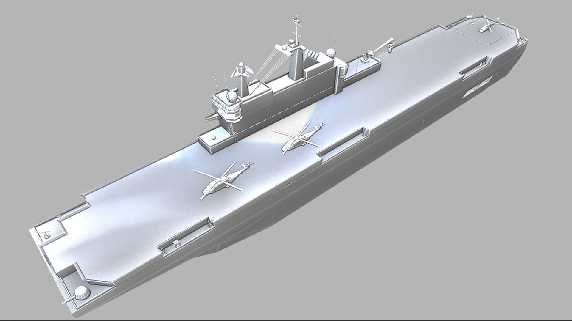 Aircraft Carrier TP19 3D model - TurboSquid 1793105