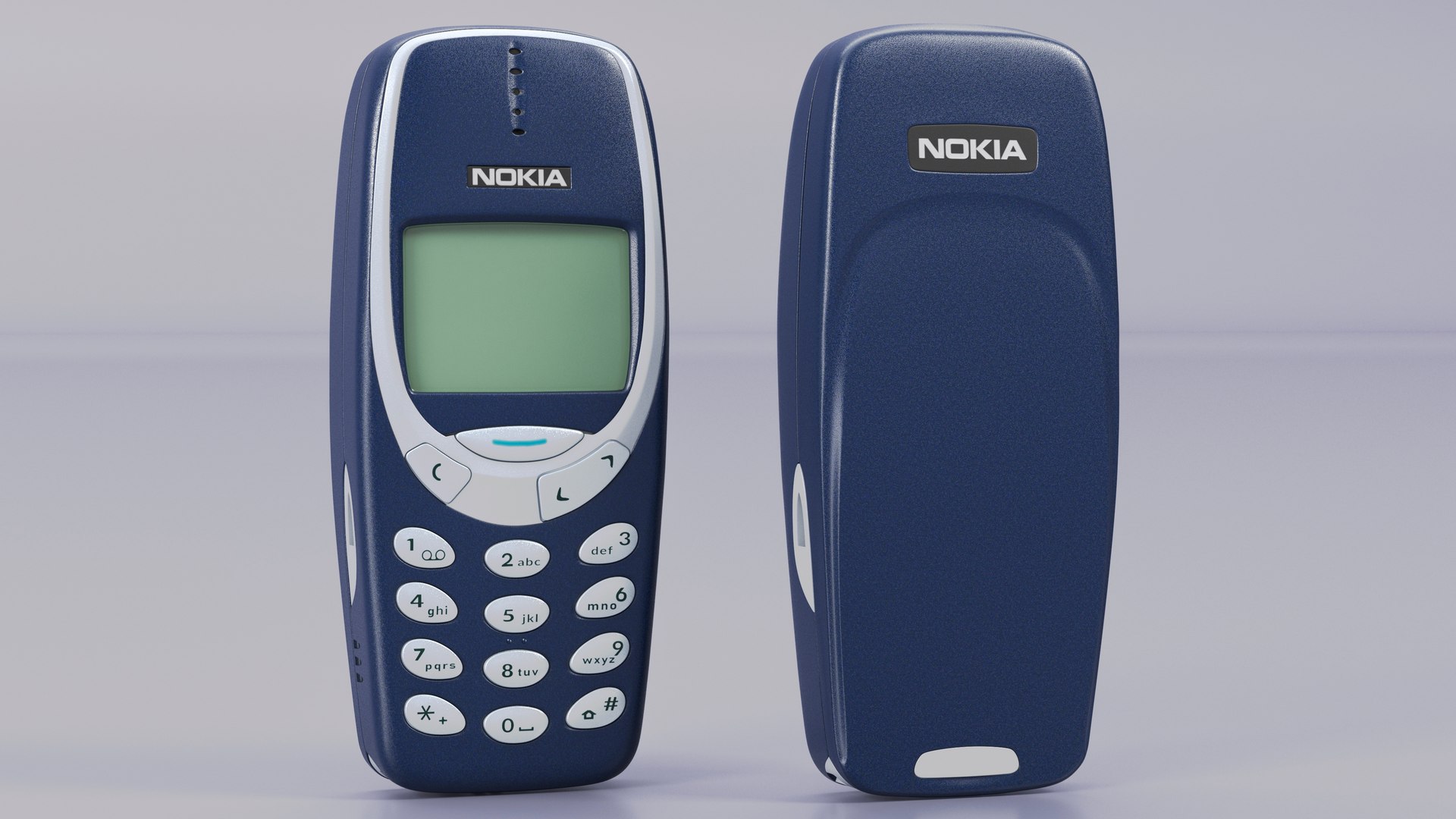 3D Mobile Phone Nokia 3310 Switched Off model - TurboSquid 2182895