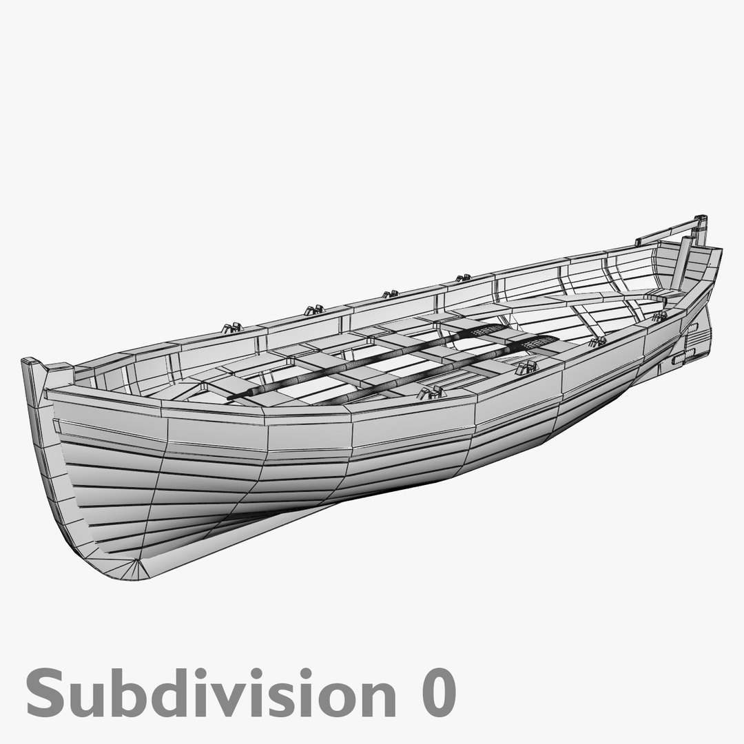 3d ship s boat