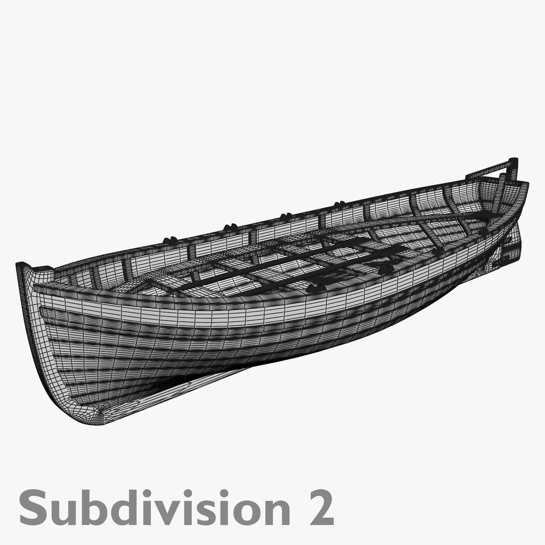 3d ship s boat