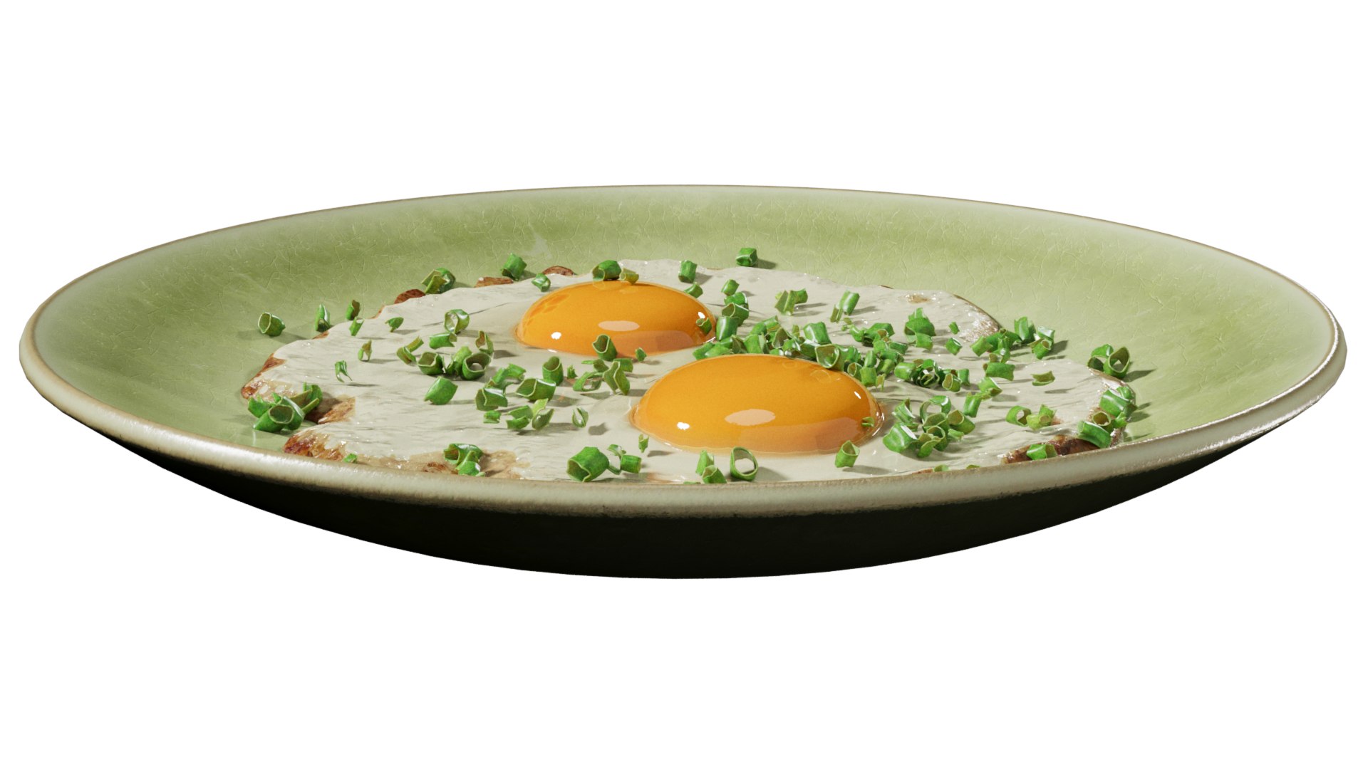Egg Plate Model - TurboSquid 2267064